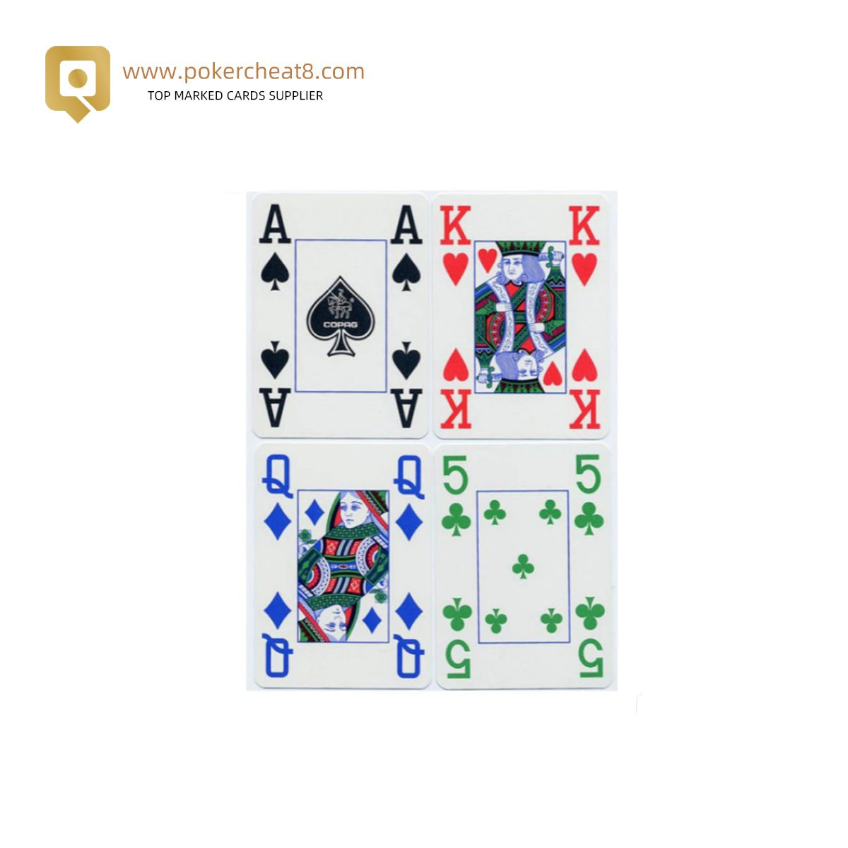 Copag 4 color playing cards | poker Plastic Juiced Cheating - Poker ...