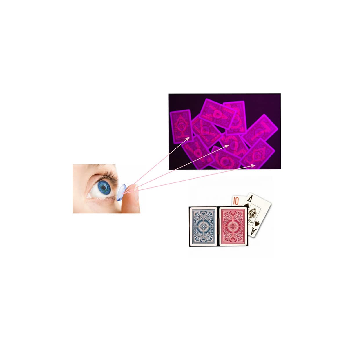 playing cards cheating lens for marked cards - Poker Cheat Marked ...
